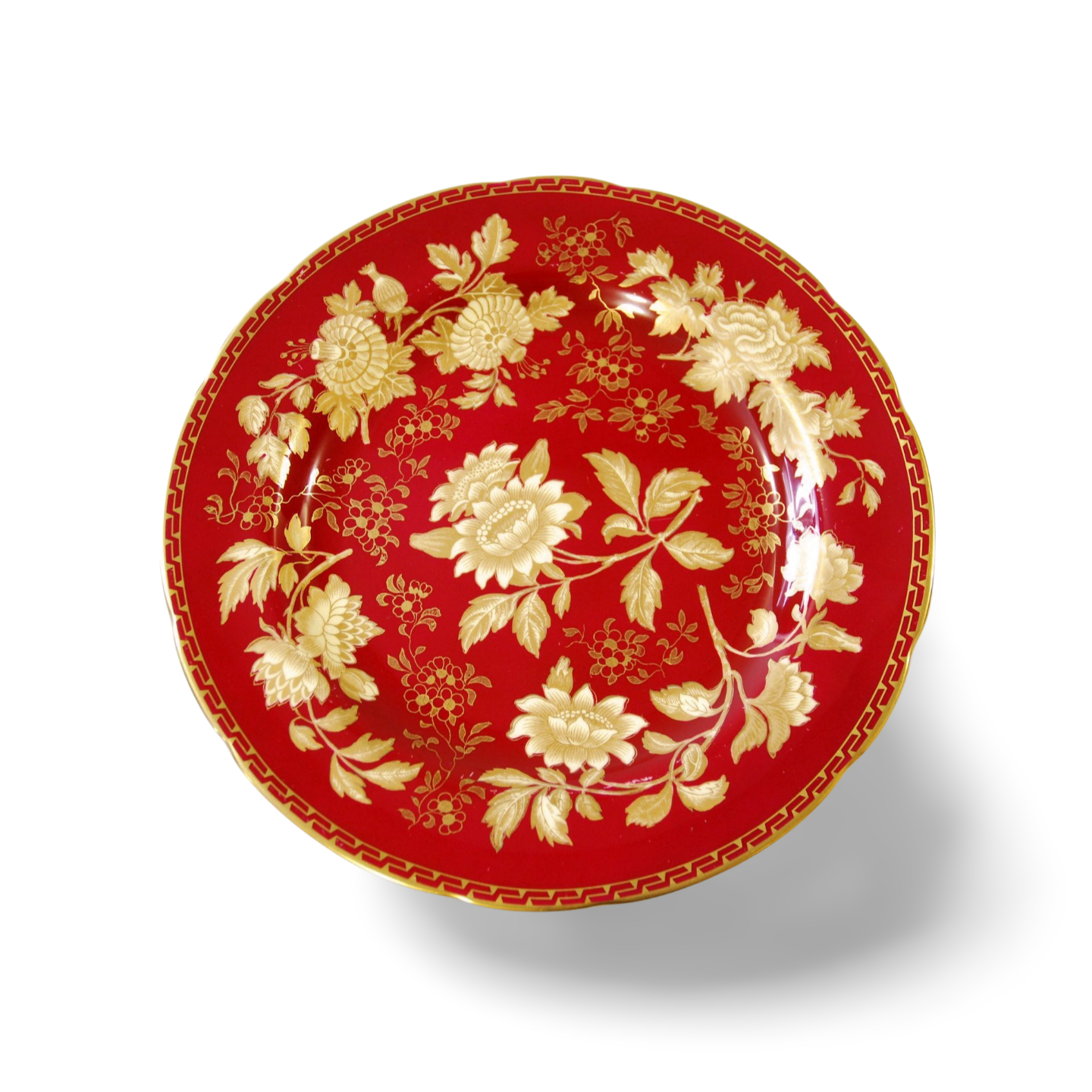 Pair Ruby Tonquin plates – Etruria Antiques Gallery