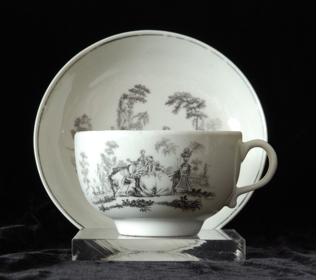 Cup and Saucer: Hancock Tea Party #1 – Etruria Antiques Gallery
