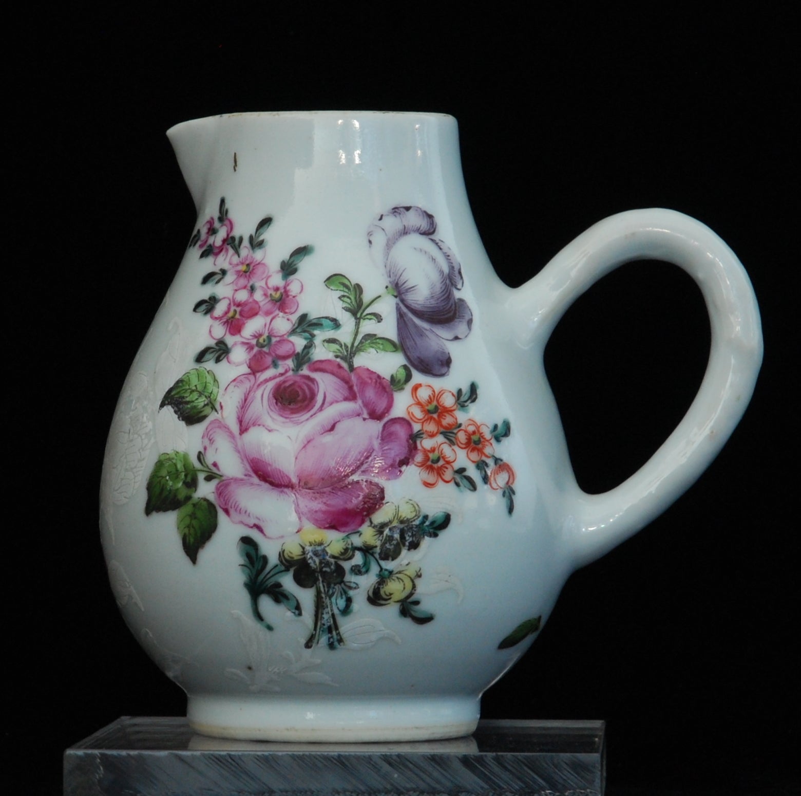 Creamer: Chinese, James Giles flowers – Etruria Antiques Gallery