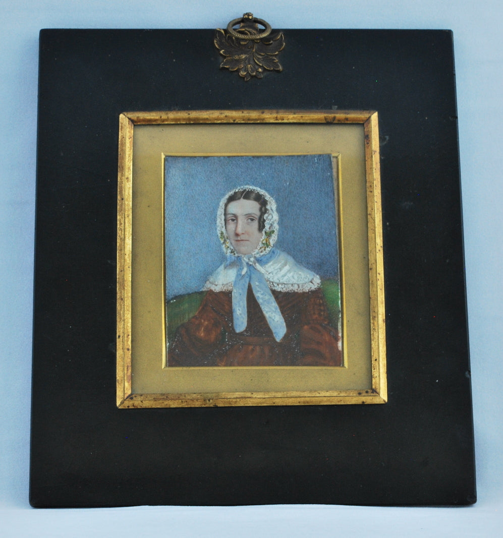 Portrait Miniature: Sarah Biffen – Etruria Antiques Gallery