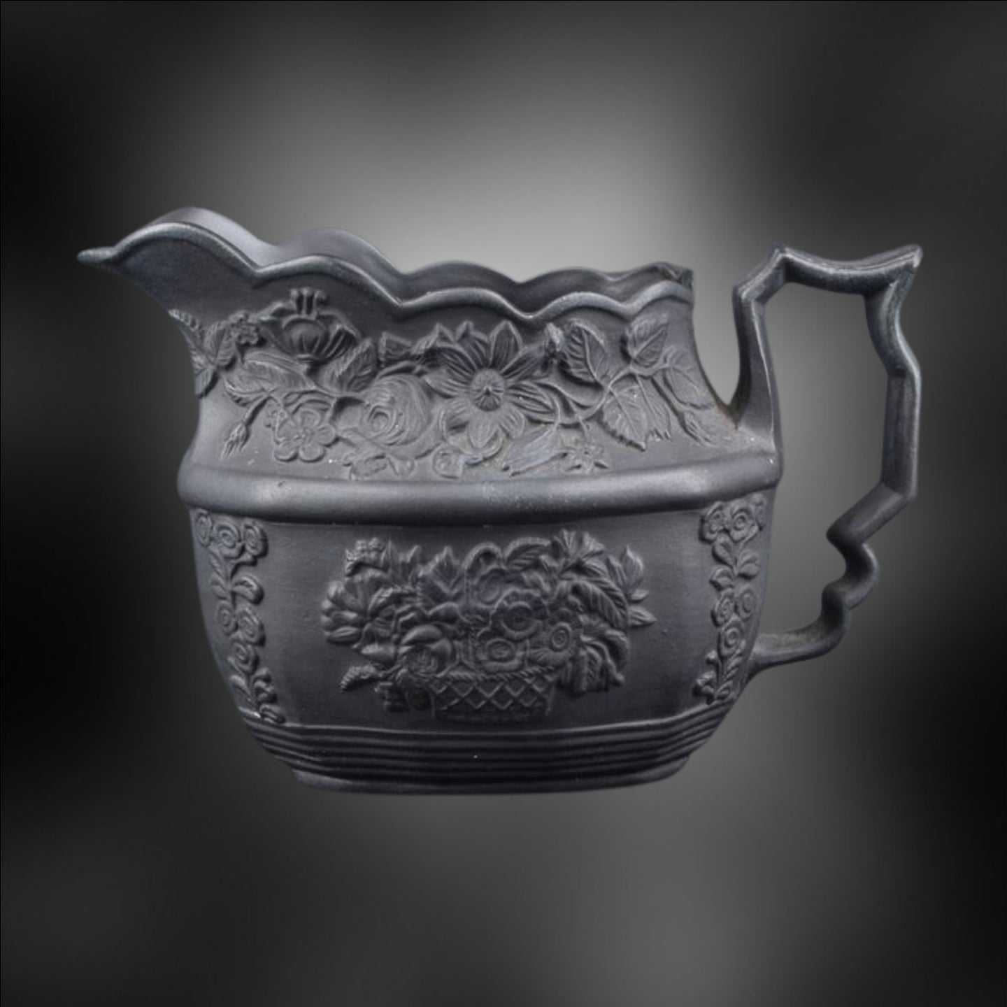 Black Jug - Angular handle – Etruria Antiques Gallery