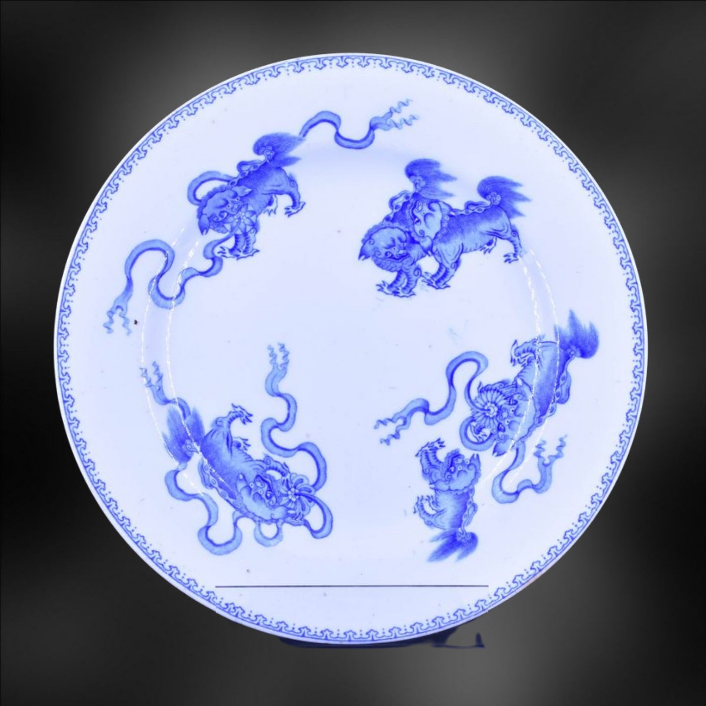 Dogs of Fo Plate – Etruria Antiques Gallery